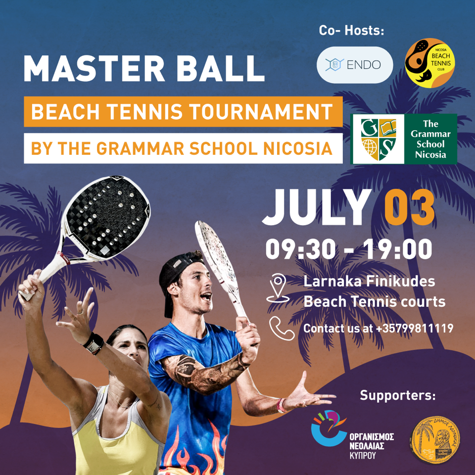 Larnaka Region - MasterBall Beach Tennis Pancyprian Tournament